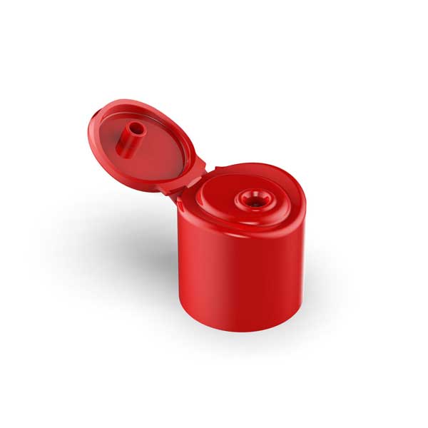 Cylindrical flip-top closure